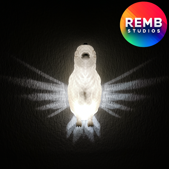 3D Printable Hummingbird Lamp Remb Studios, STL file for 3D printing, STL print files, Print in ...